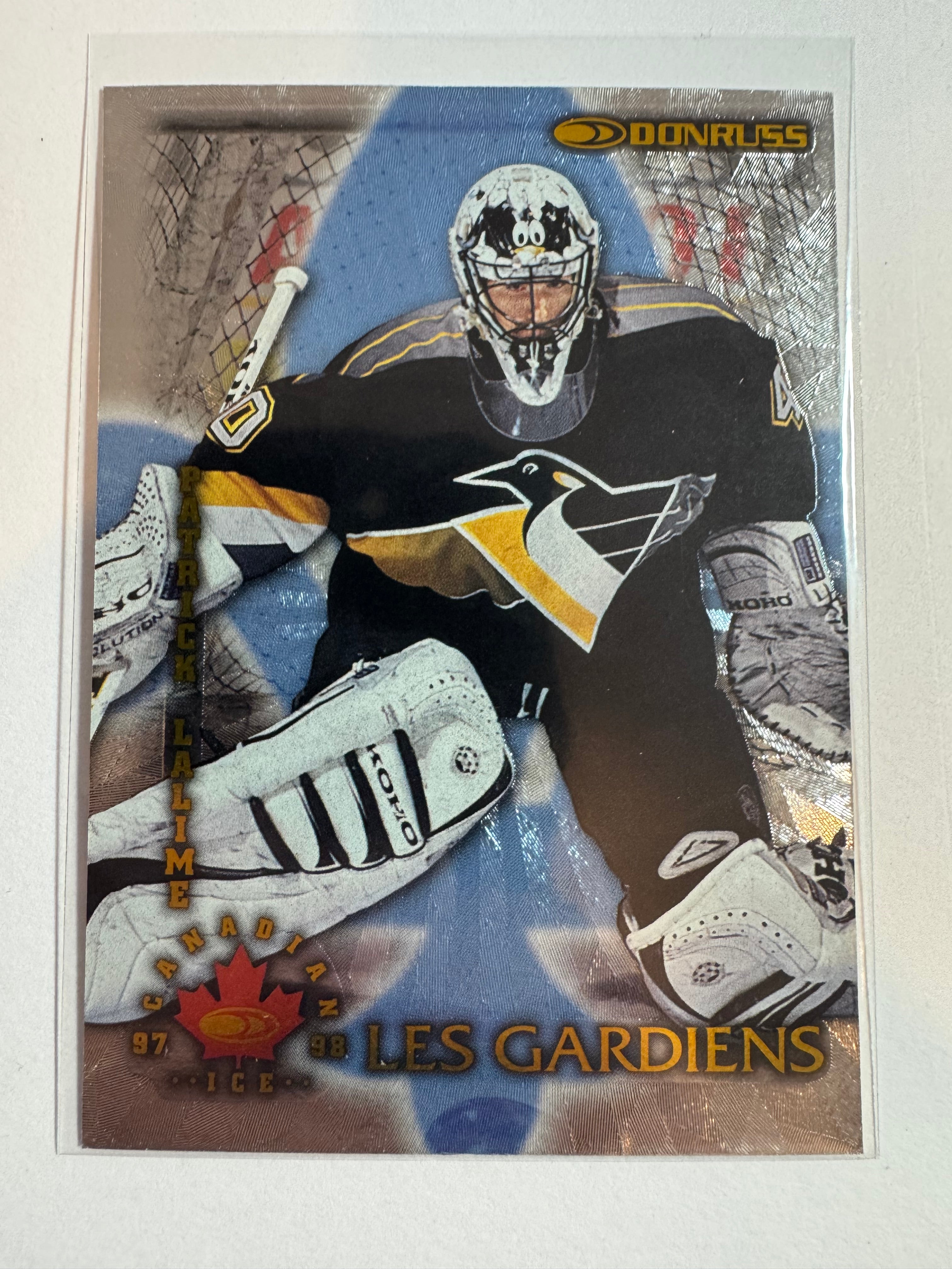 PATRICK LALIME - 1997 Donruss Canadian Ice Les Gardiens #9, xxxx/1500 ...